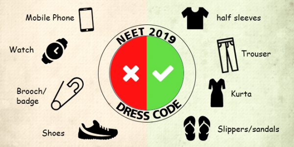 NEET 2019 Dress Code and Barred Items - Check Here!