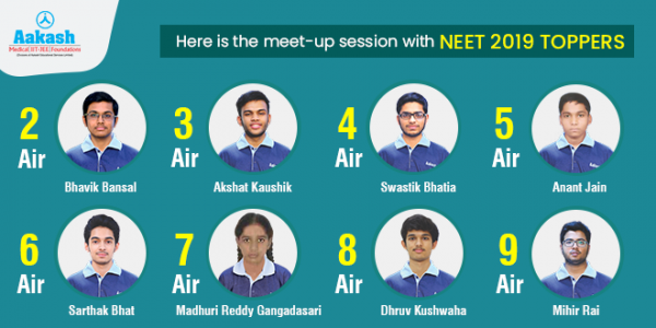 Here is the Meet-Up Session with NEET 2019 Toppers