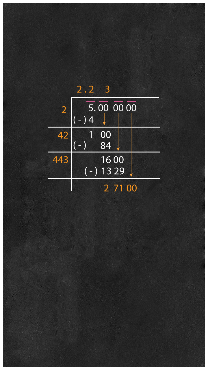 Calculate 5 in 4 steps store