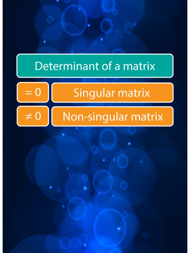 How to Find if a Matrix Is Singular or Non-singular? Solved Example ...