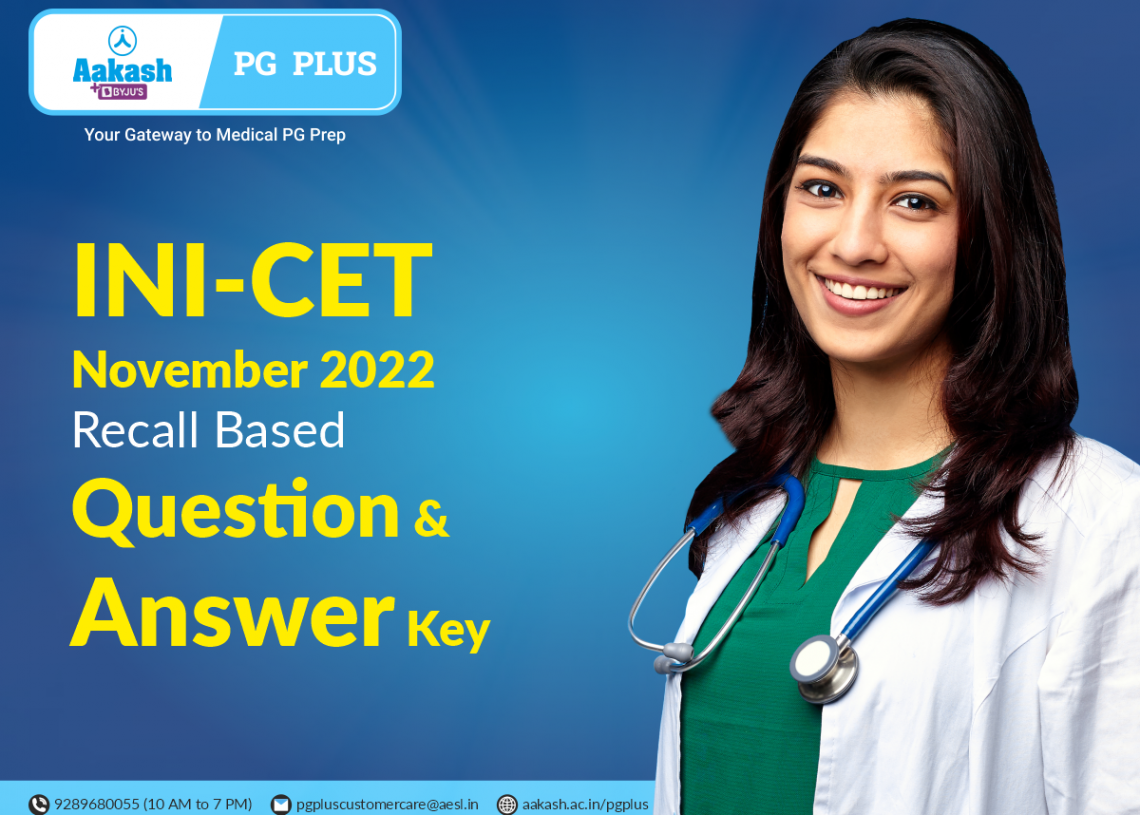 The INI-CET November 2022: Exam Analysis, Recall Questions and Answer Keys