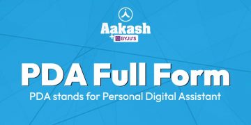 PDA Full Form: PDA stands for Personal Digital Assistant