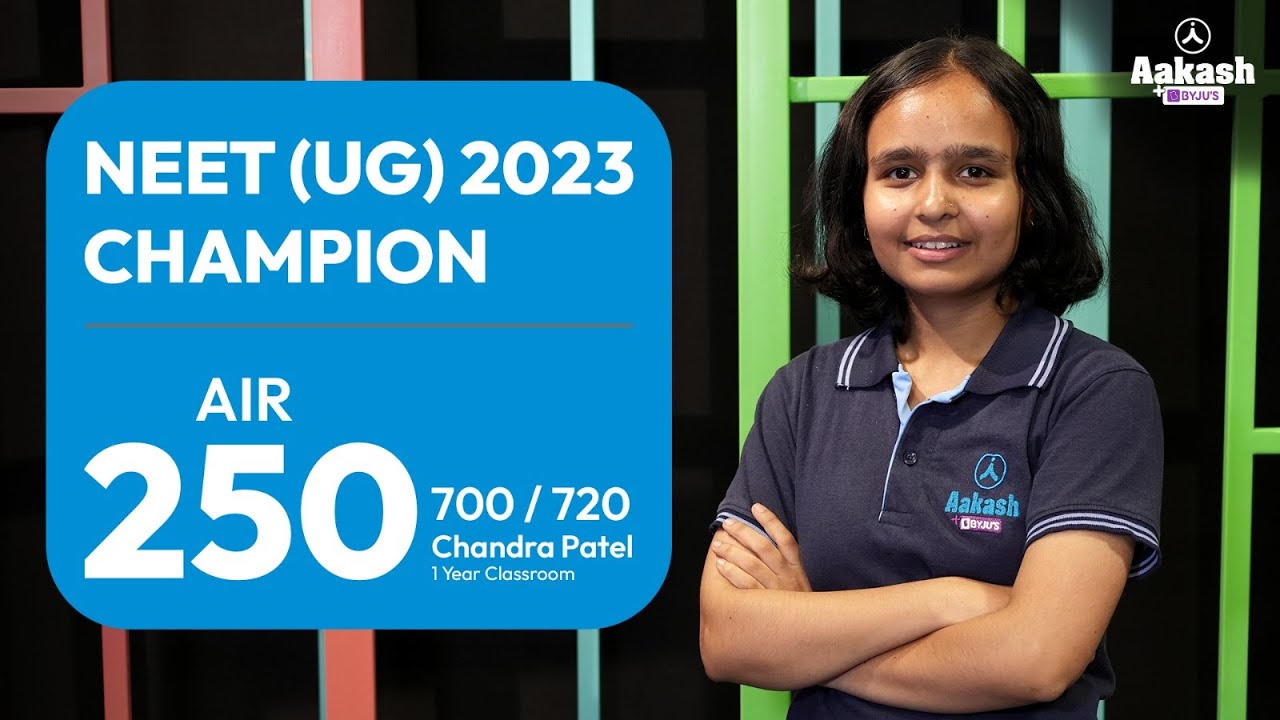 Chandra Patel Shares Strategy for Her 2nd Attempt at NEET, Secures AIR 250