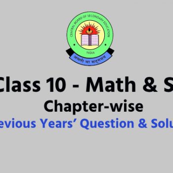 CBSE Board Class 10 Chapter-wise Previous Years’ Question & Solutions 2023-24 | Aakash
