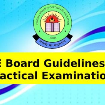 CBSE Issues Practical Marks Upload Guidelines for Schools