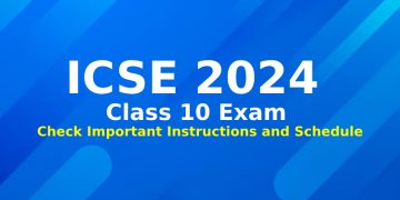 ICSE Board Exam 2024: Class 10 Exam Begins Today, Check Important ...